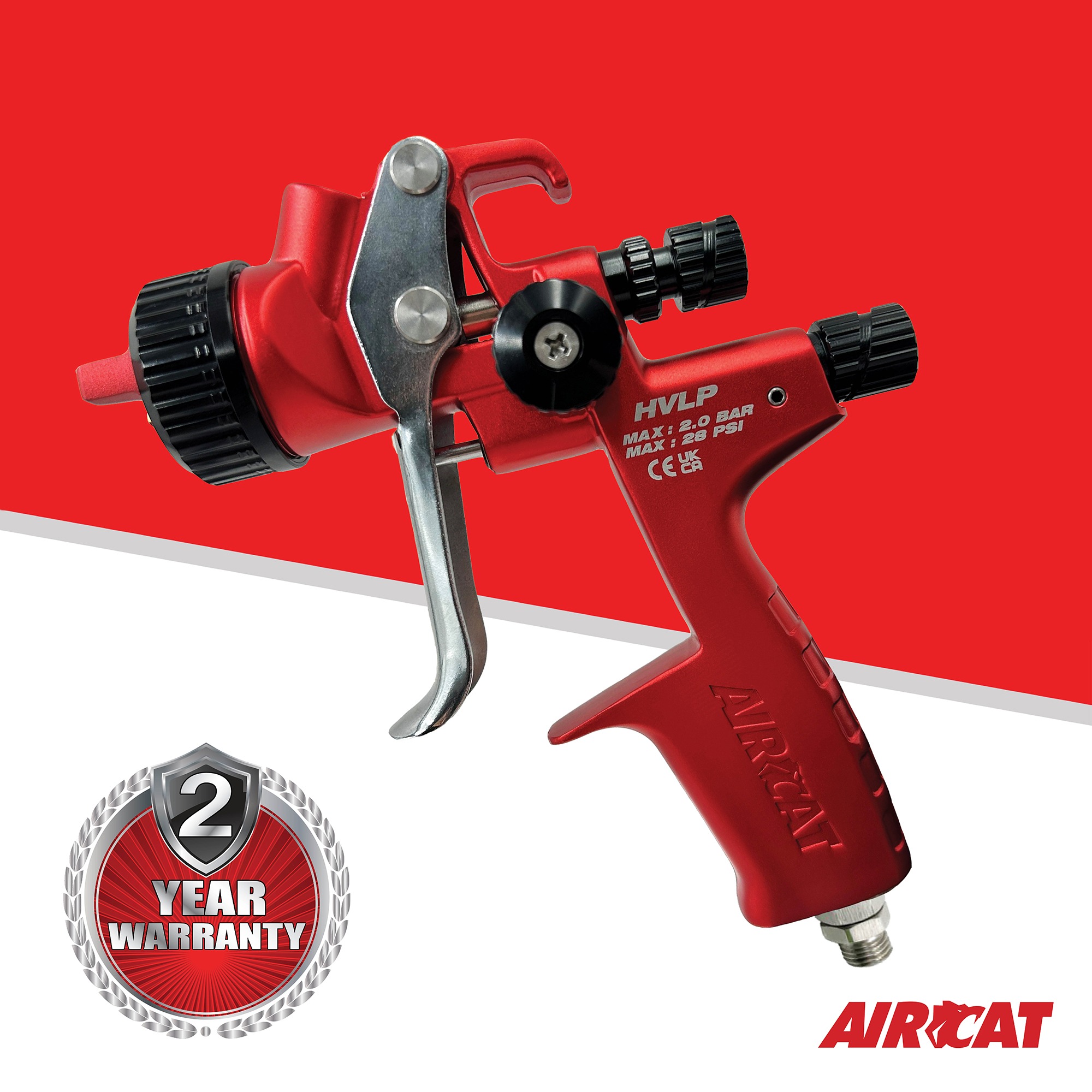 AIRCAT HVLP Gravity Feed Spray Gun – 1.6 mm – AIRCAT Official Site