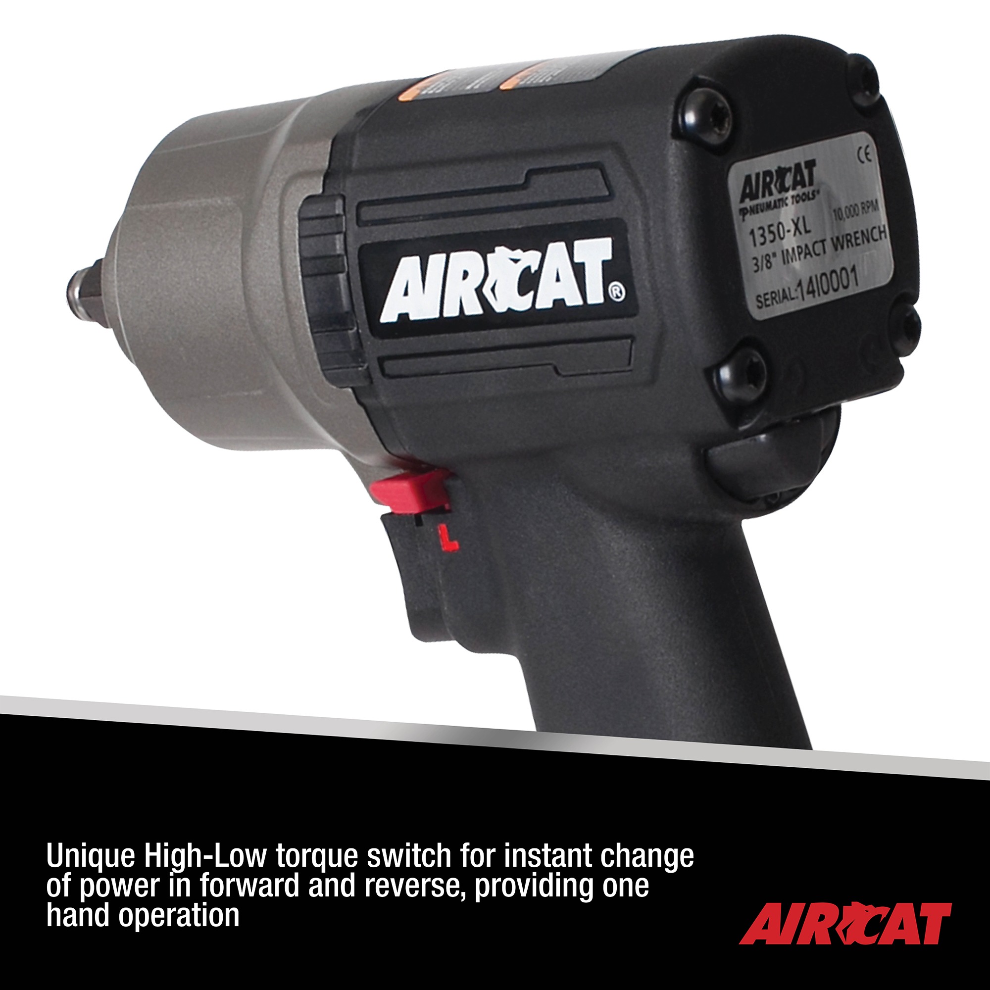 AIRCAT 3/8″ COMPOSITE HIGH-LOW TORQUE IMPACT WRENCH – AIRCAT Official Site