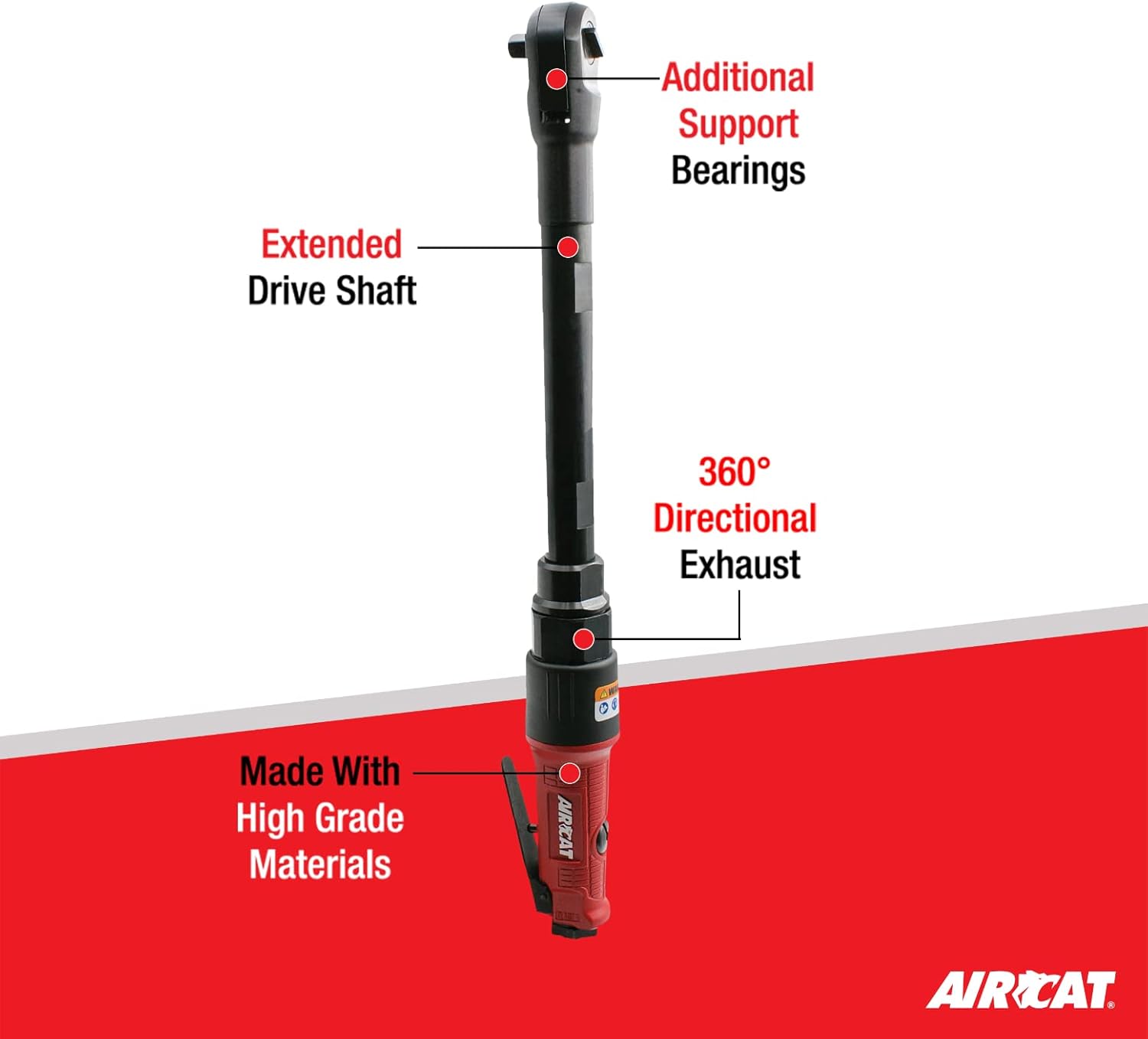 AIRCAT 3/8″ LONG REACH RATCHET (15 INCH) – AIRCAT Official Site