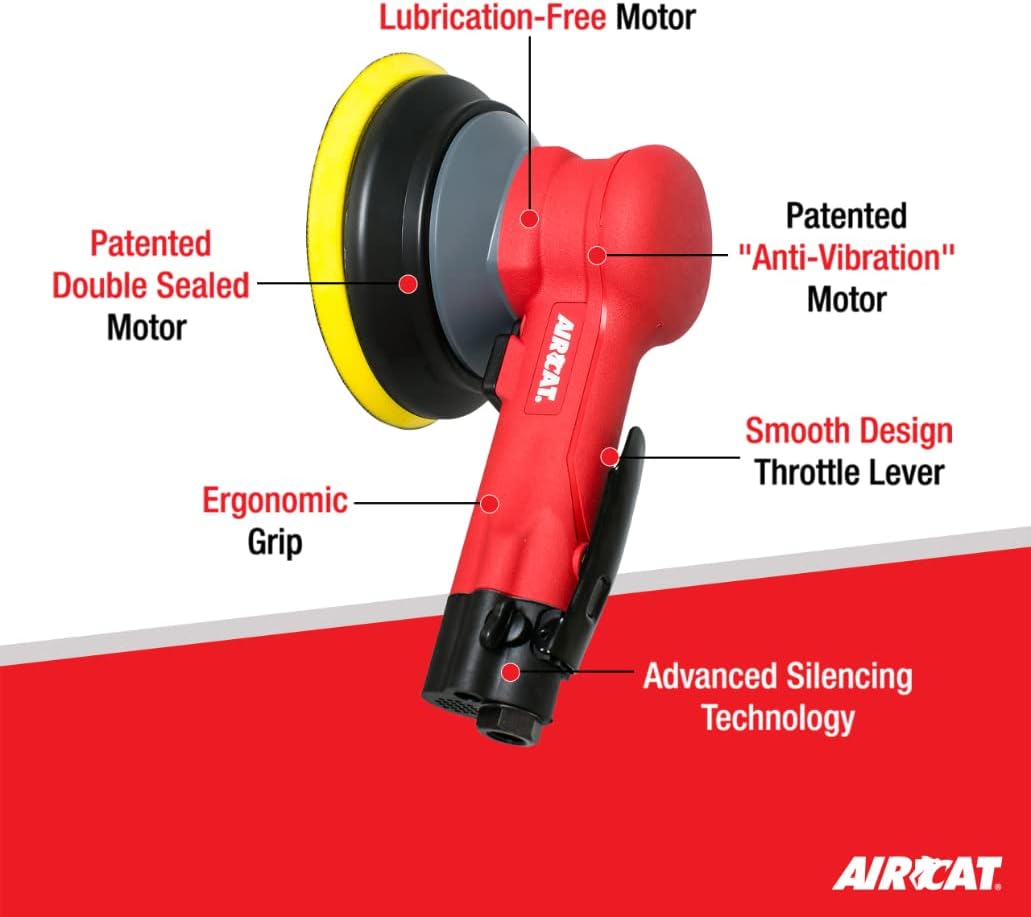 AIRCAT NON VAC GEARED PLANETARY SANDER (3/16 IN. ORBIT) – AIRCAT ...