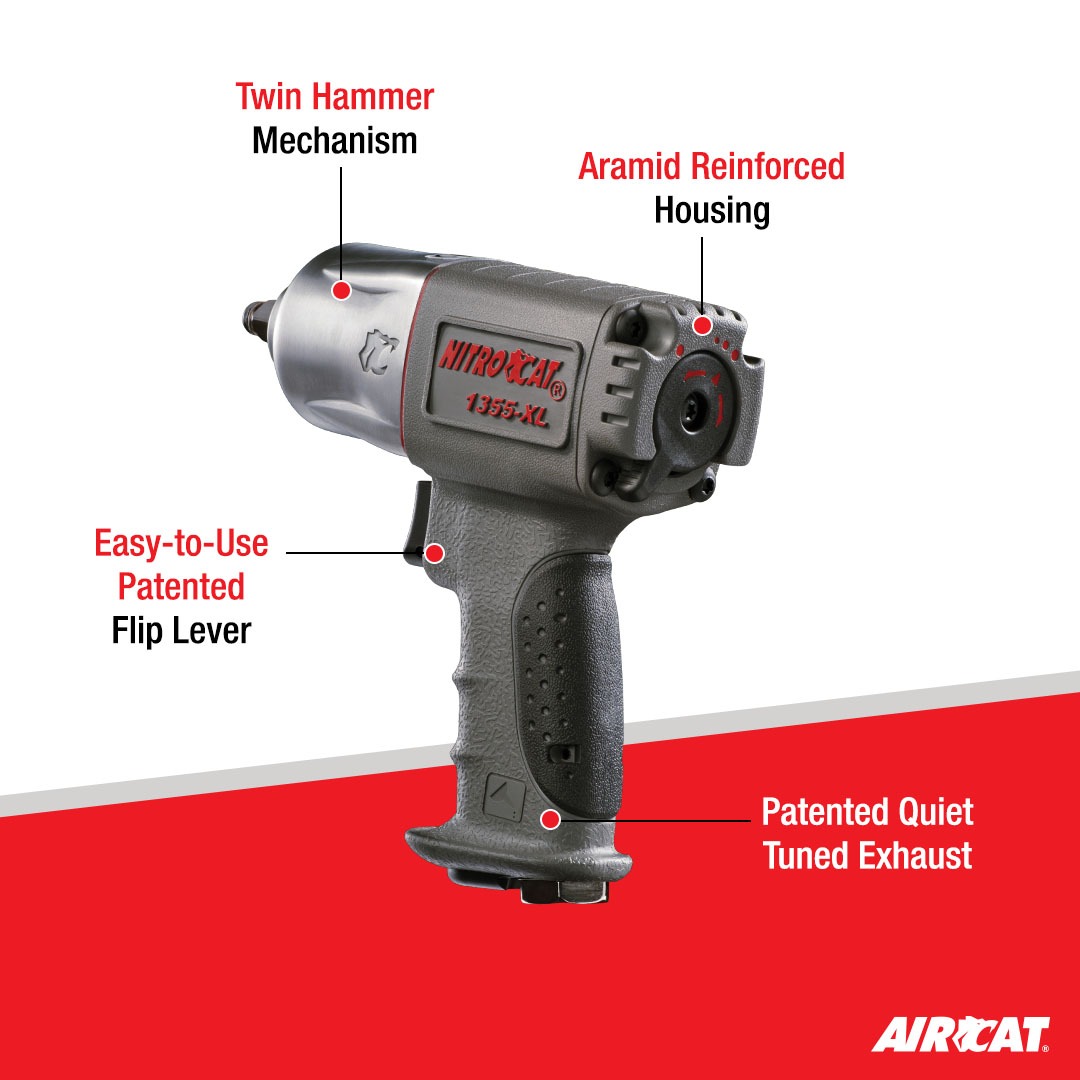 AIRCAT 3/8″ NITROCAT® COMPOSITE IMPACT WRENCH – AIRCAT Official Site