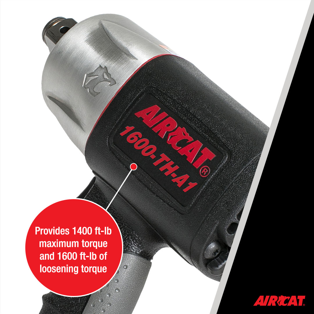 AIRCAT 1″ COMPOSITE PISTOL GRIP IMPACT WRENCH – AIRCAT Official Site