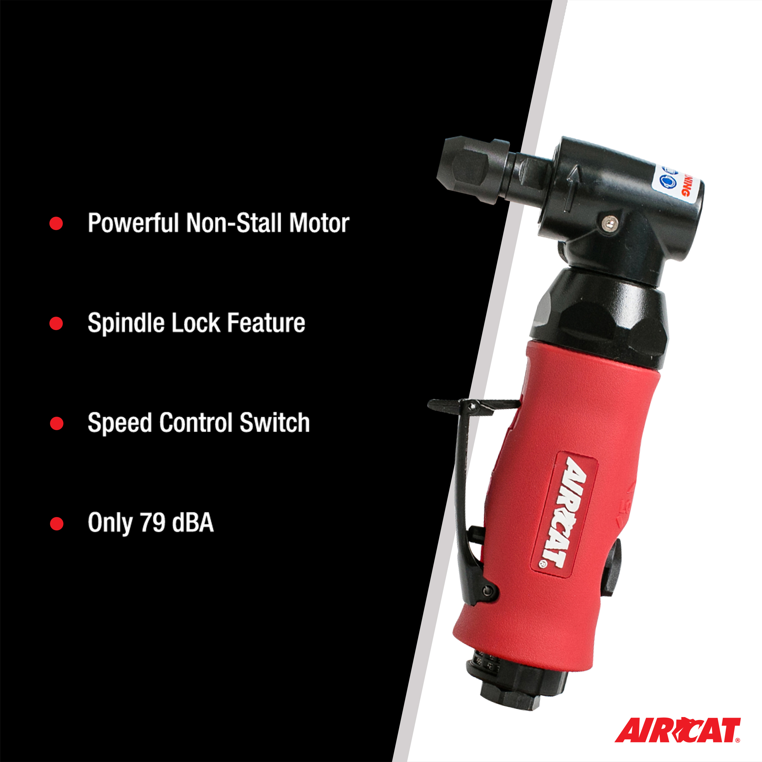 AIRCAT .75 HP ANGLE DIE GRINDER WITH SPINDLE LOCK – AIRCAT Official Site