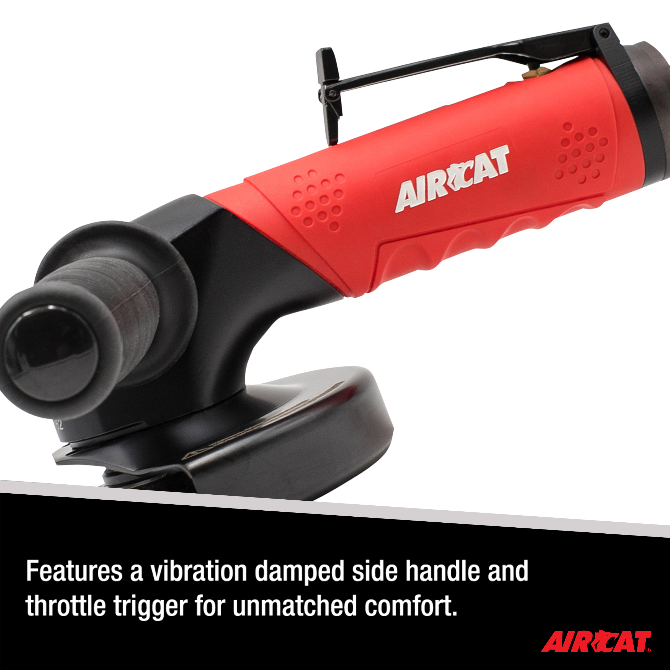 AIRCAT 2.3 HP 5″ HEAVY DUTY ANGLE GRINDER – AIRCAT Official Site