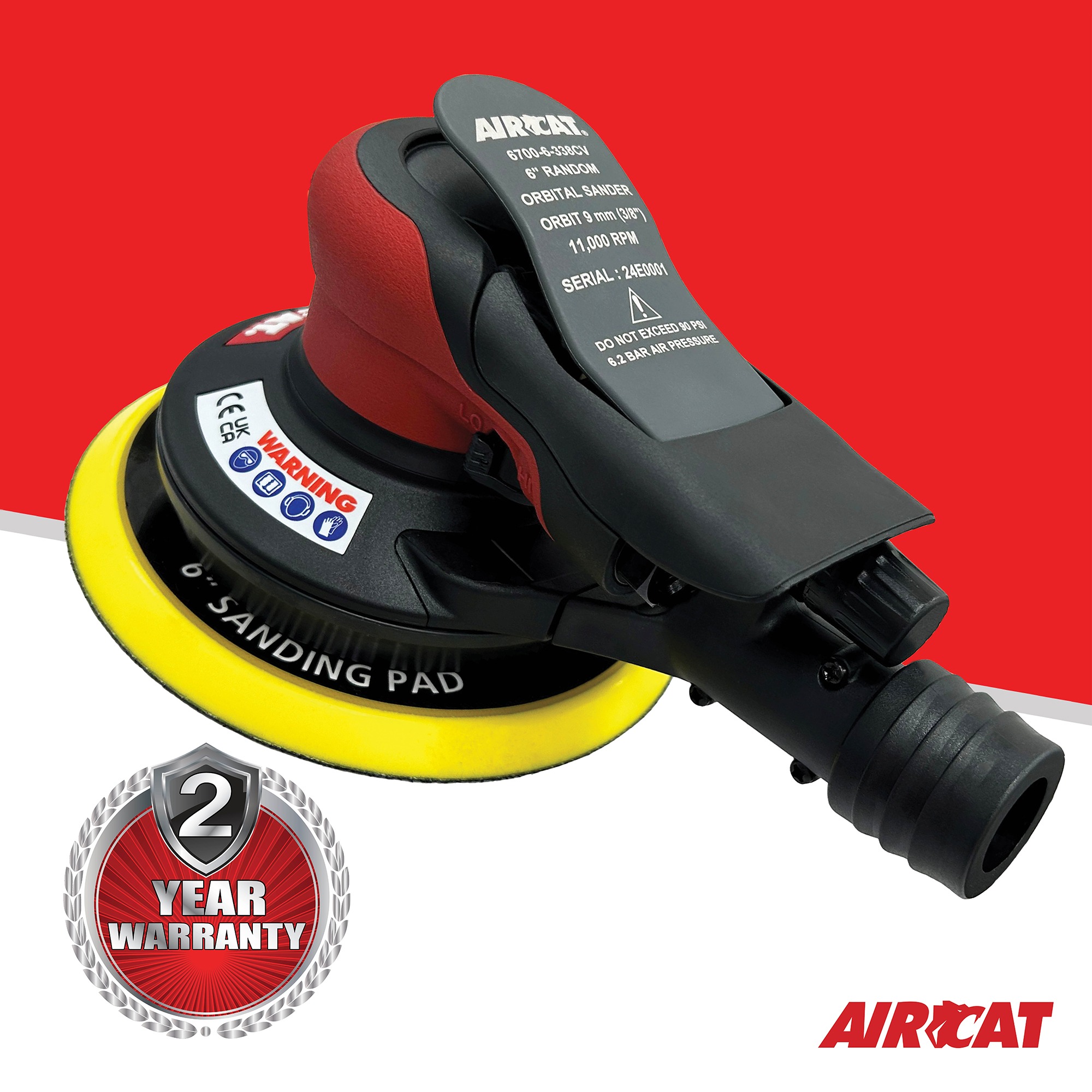 AIRCAT CENTRAL VAC ORBITAL PALM SANDER – AIRCAT Official Site